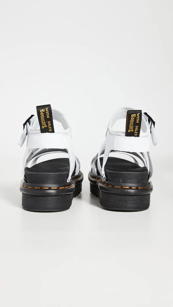 Dr. Martens Blaire Chunky 3 Strap Sandals - White Hydro - 60